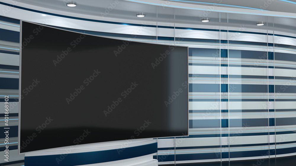 Virtual Studio 3d background with horizontal strips Stock Illustration | Adobe Stock
