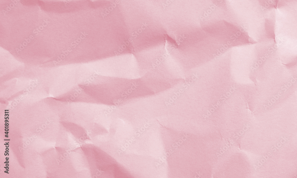 deep rose colored crumpled paper texture background for design ...