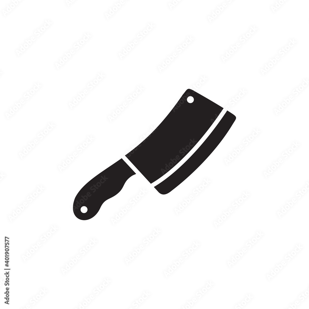 butcher knife icon symbol sign vector Stock Vector | Adobe Stock
