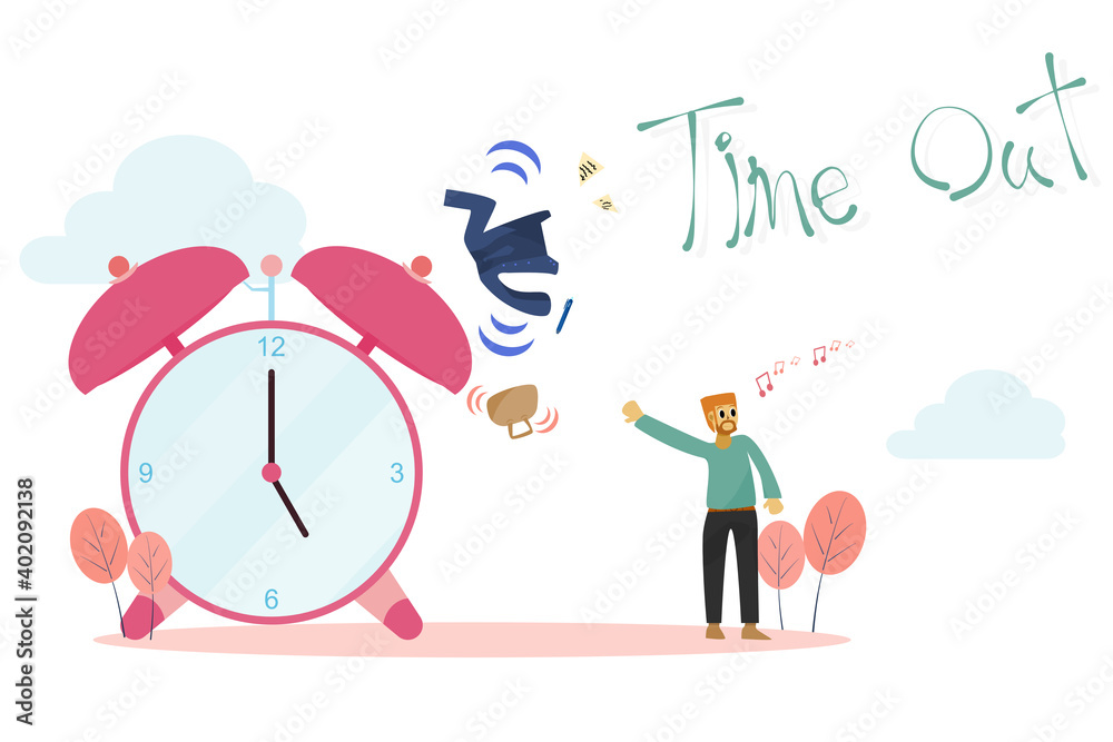 Concept happy, time out, weekend, rest. Young businessman Walking home ...