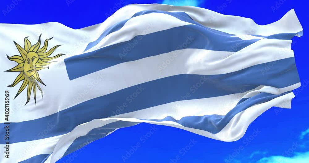 The national flag of Uruguay is one of the three official flags of ...