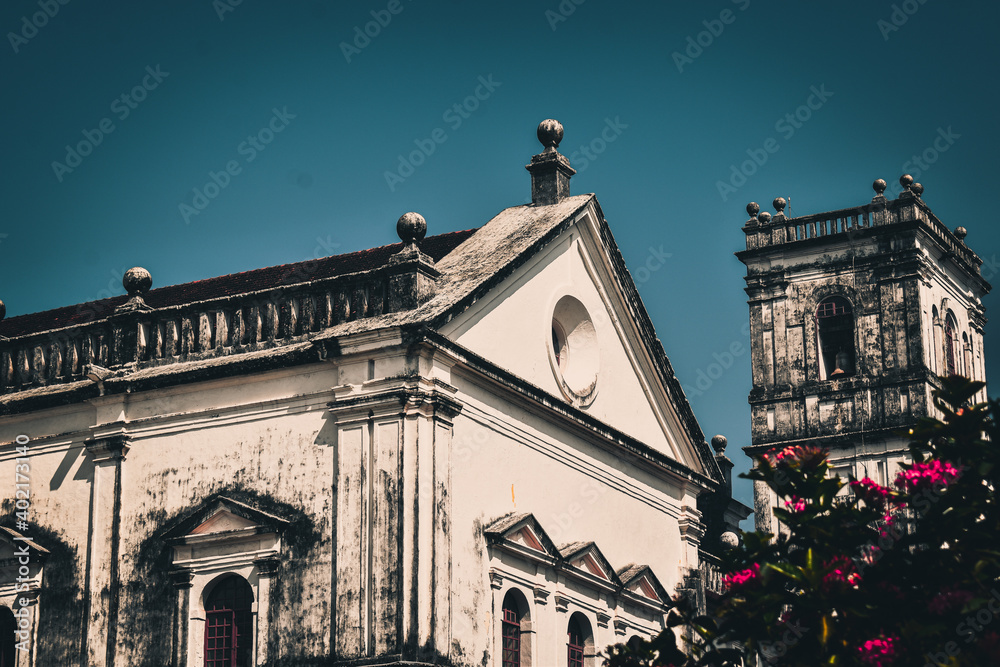 Basilica of bom jesus church museum in old goa architectural views ...
