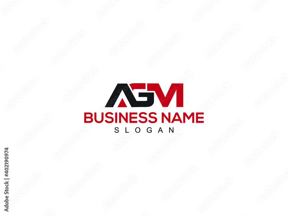 AGM Letter Logo, agm logo letter vector stock Stock Vector | Adobe Stock AGM Letter Logo, agm logo letter vector stock Stock Vector | Adobe Stock