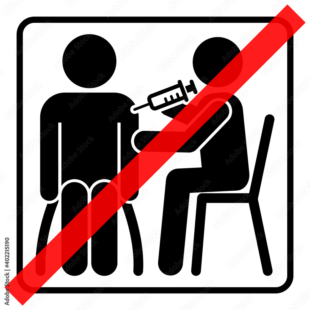 nmss68 NewModernSanitarySign nmss - german: Doktor mit Spritze und ...