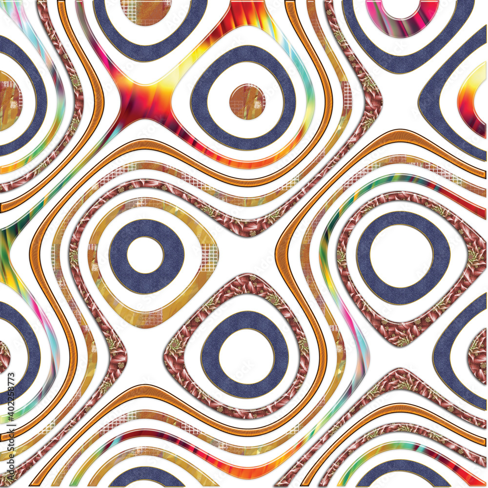 Background Wallpaper And Digital Wall Tiles Design Stock Illustration ...