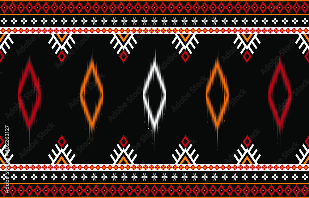 Ethnic border african fabric texture which design for background ...