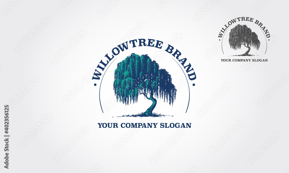 Willow Tree Vector Logo Template.That were created to highlight the ...