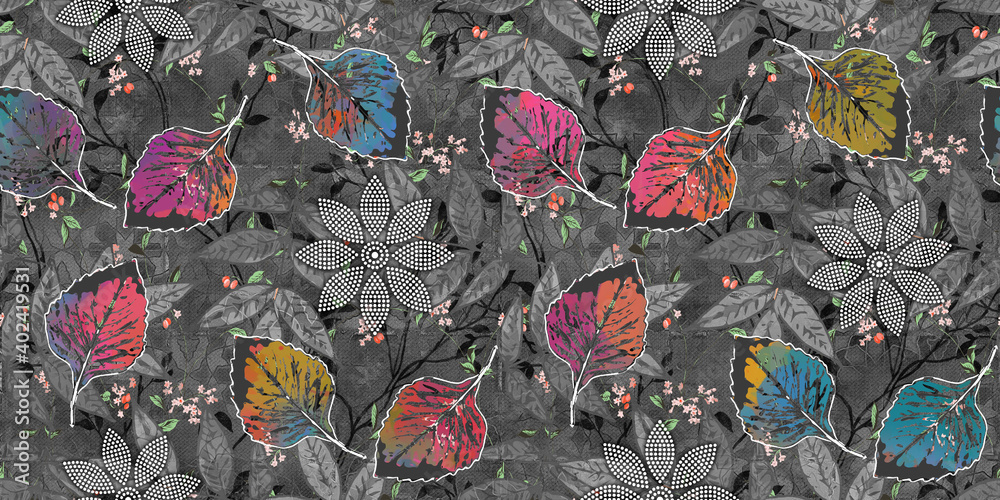 Background Wallpaper And Digital Wall Tiles Design Stock Illustration ...