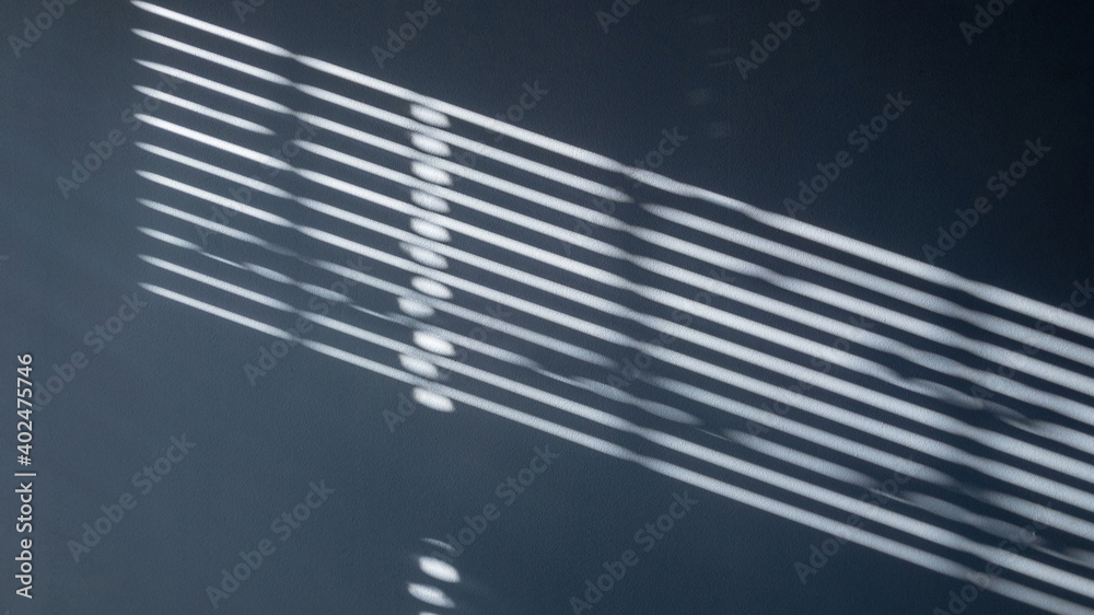Shadow floor. Abstract light, black shadow overlay from window on white ...