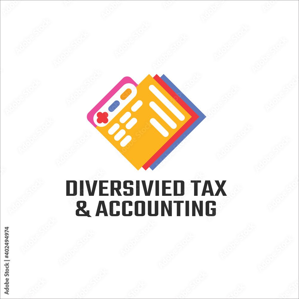 Tax and accounting logo design. Suitable for company logos and brand ...