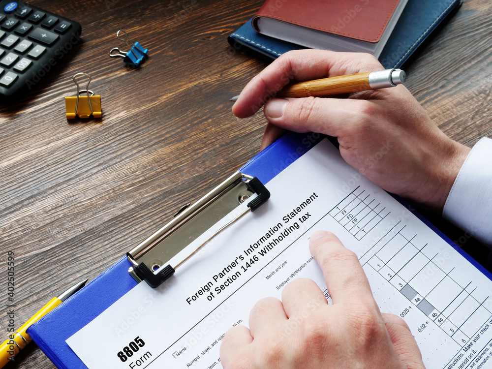 Form 8805 Foreign Partner's Information Statement of Section 1446 ... Form 8805 Foreign Partner's Information Statement of Section 1446 ...