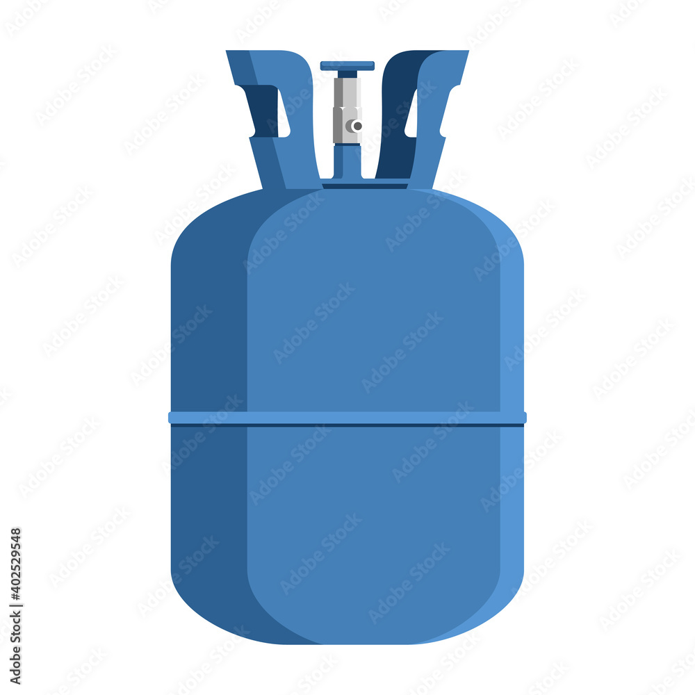Freon tank of Refrigerant - cooling gas container Stock Vector | Adobe ...
