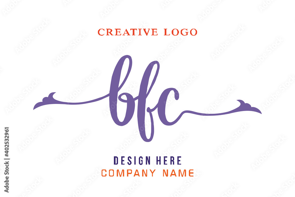 BFC lettering logo is simple, easy to understand and authoritative ...