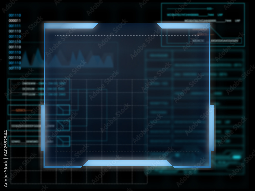 futuristic sci fi technology template design concept background ...