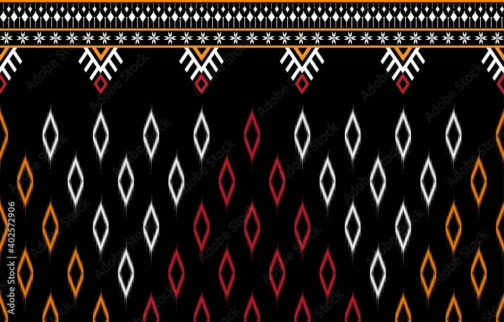 Ethnic border african fabric texture which designed for background ...