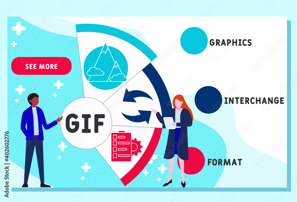 Vector website design template . GIF - Graphics Interchange Format ...