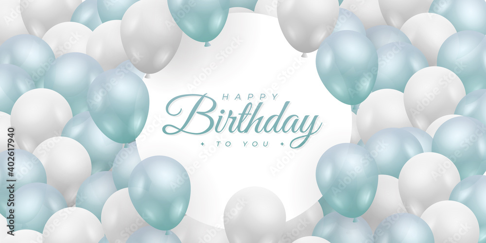 happy birthday background design . clean and simple background for ...