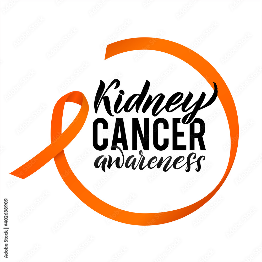 Orange Kidney Cancer Ribbon