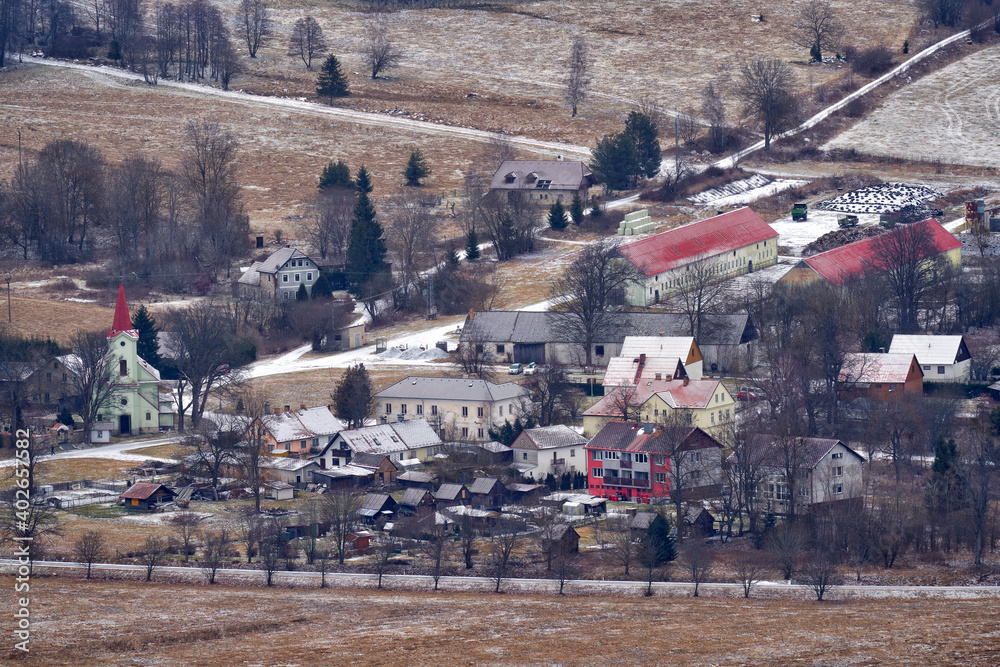Foto de Pěkná, Nova Pec village near the Lipno, Sumava in Czech ...