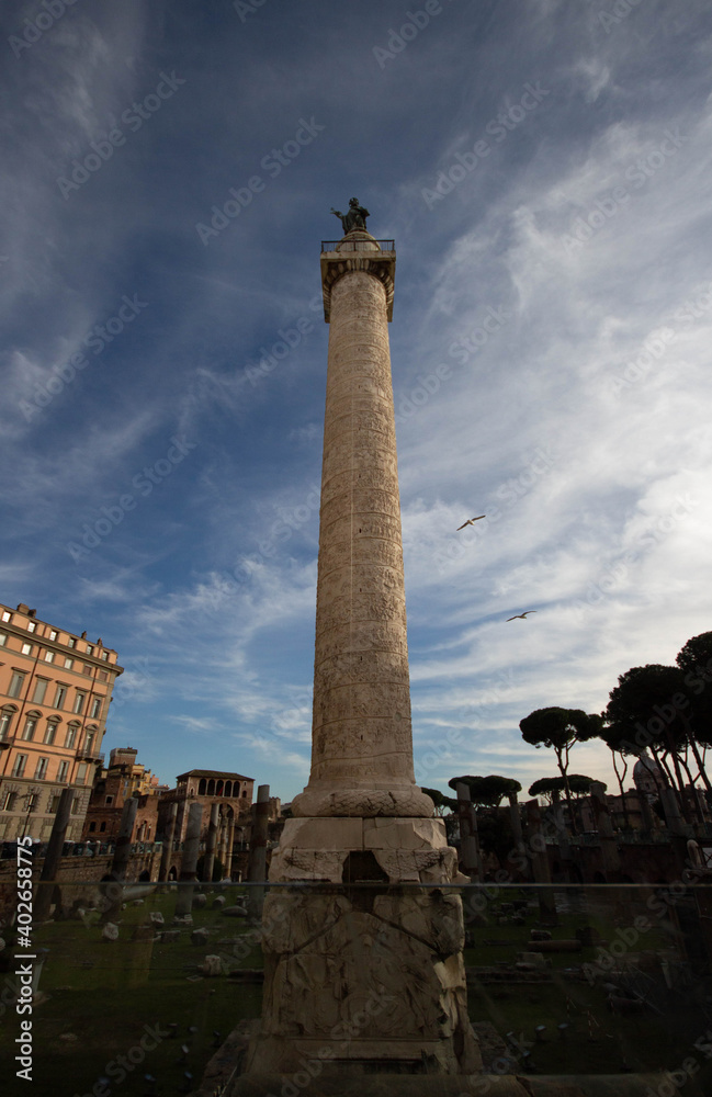 Trajan's Column(Colonna Traiana)is a Roman triumphal column in Rome ...
