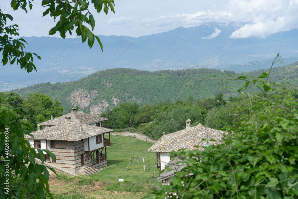 Peaceful villa with mountain in distant. Residential community with ...
