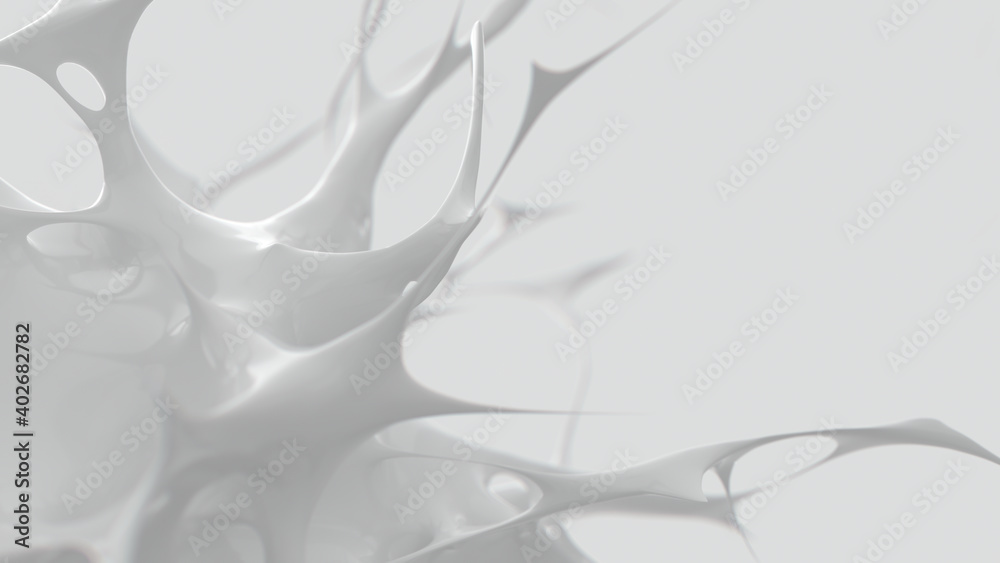 Abstract white paint explosion. Splash burst liquid. High Key Lighting ...