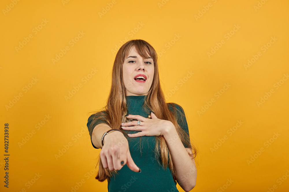 Hand pointer with forefinger pointing forward. Index finger to show ...