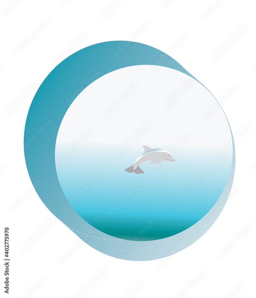 LOGO TRIDIMENSIONAL PARA PUBLICIDAD Stock Illustration | Adobe Stock