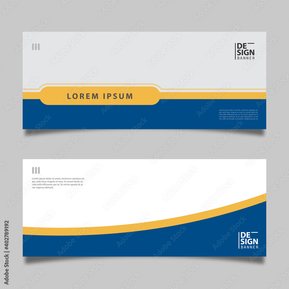 Simple Banner Outline