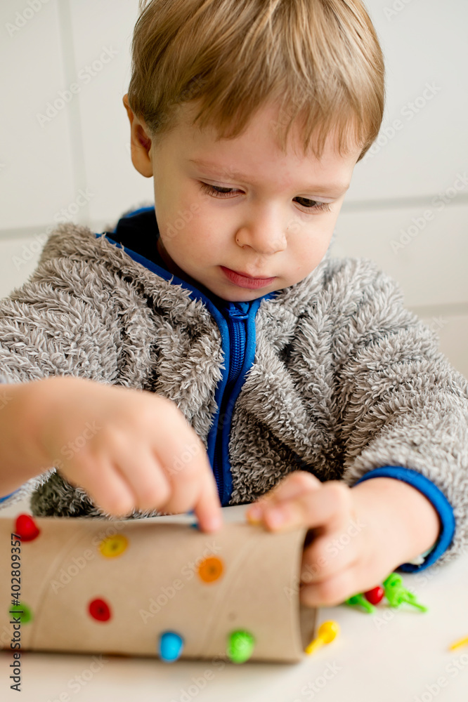 match a color. insert correct color pin to assigned hole. Concentrated ...