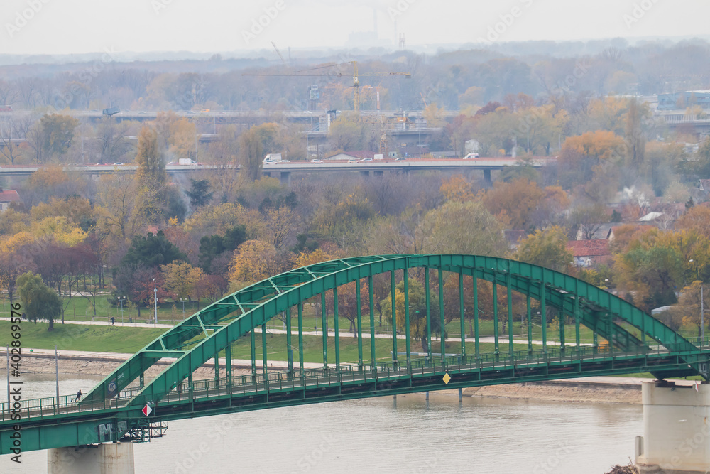 The Old Sava Bridge (Serbian: Stari savski most) is a 430-metre-long ...