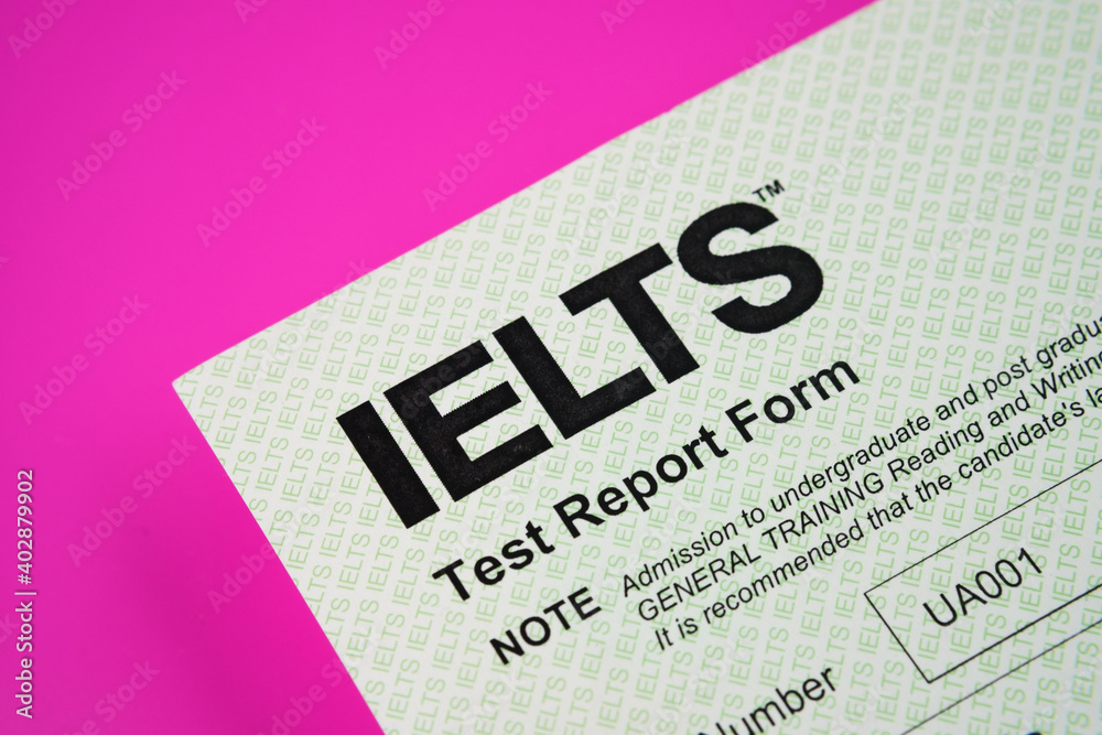 Authentic IELTS test report form. The International English Language ...