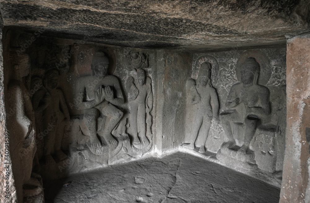 The Nasik caves or Pandavleni caves known as the Pandu caves, also ...