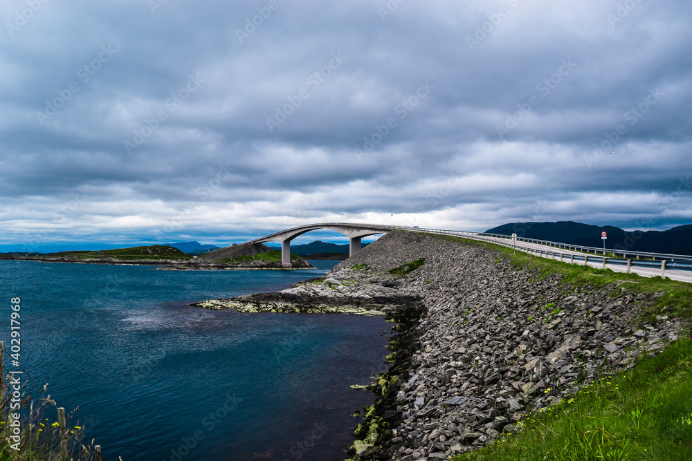 Storseisundet Bridge (Storseisundbrua) is the most famous and longest ...