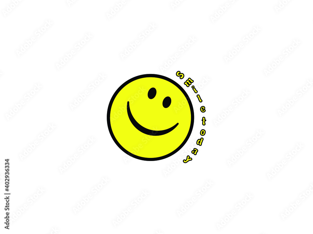 smile Icon Vector illustration. positive feedback symbol. Happy face ...
