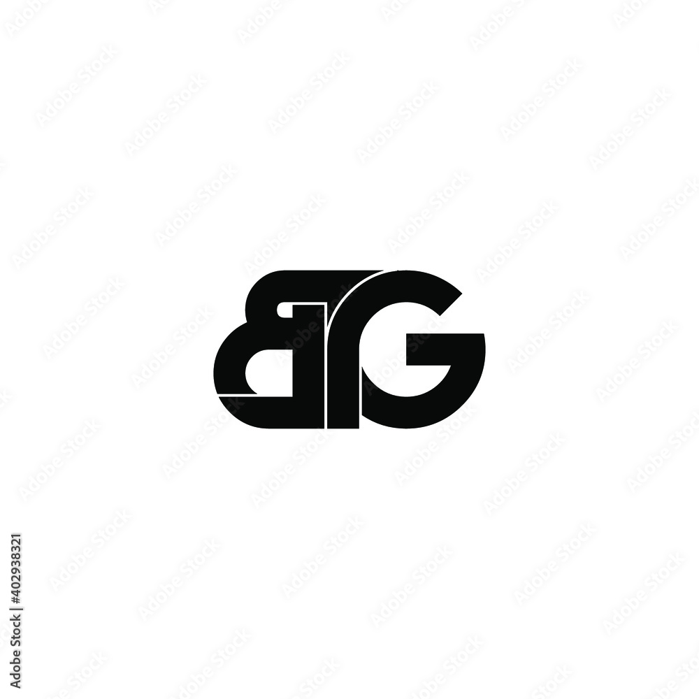 btg letter original monogram logo design Stock Vector | Adobe Stock