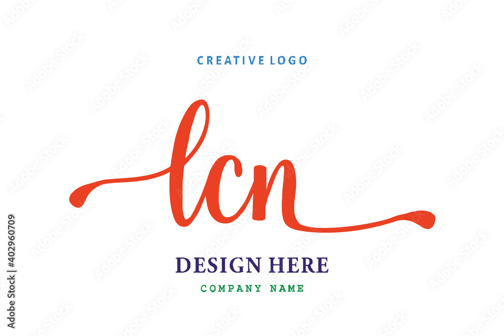 LCN lettering logo is simple, easy to understand and authoritative ...