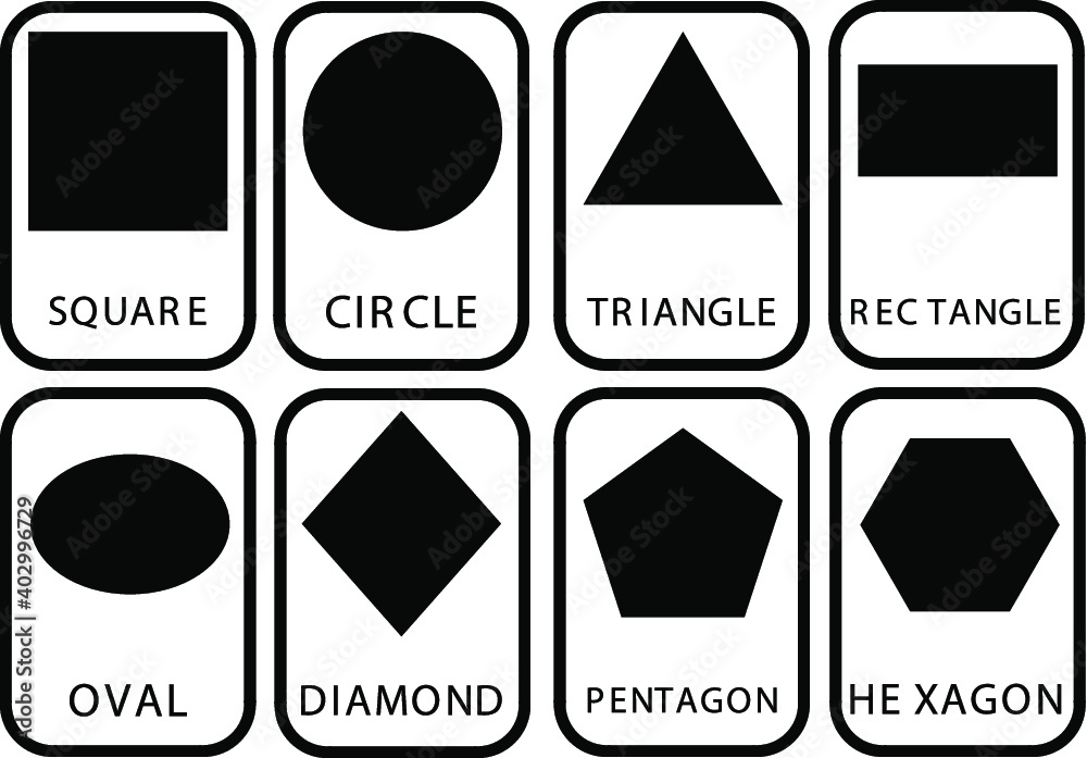 Black And White Shapes For Babies