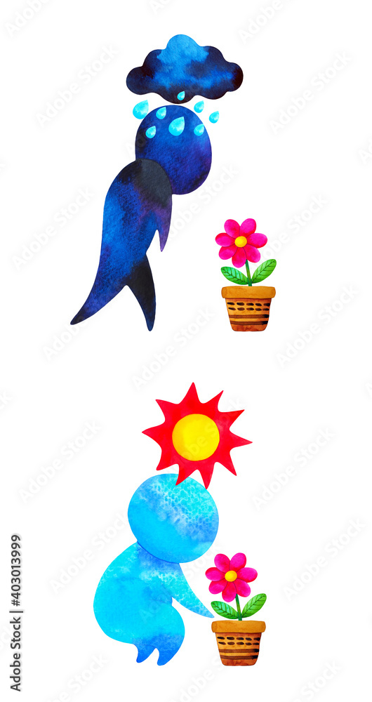 human and flower plant nature blossom growing love compassion empathy ...