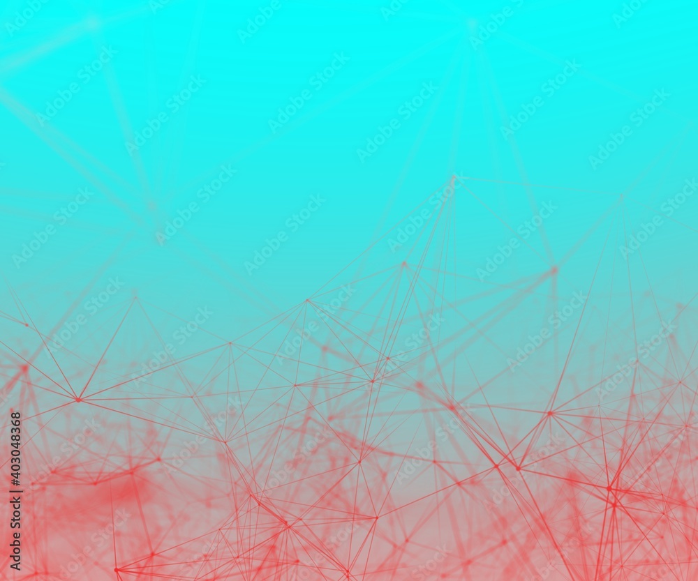 Retro stylish minimalist UI copy space text template. Abstract red blue ...