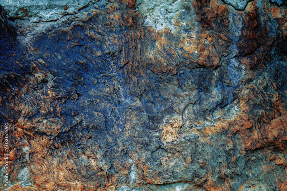 Beautiful image of very ancient prehistoric stone wall texture ...