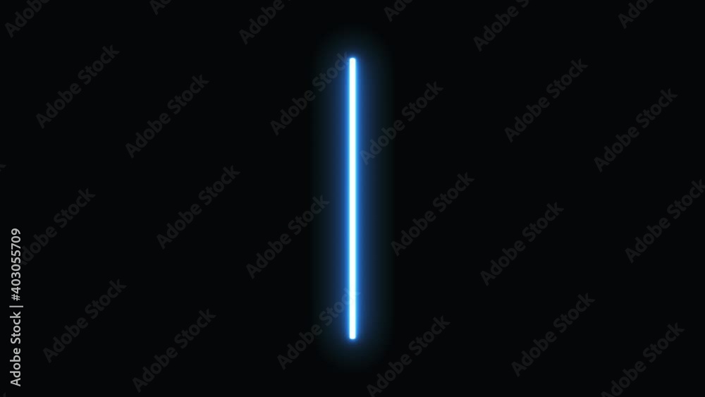 4K Animated Blue LightSaber on Black Background Stock Video | Adobe Stock