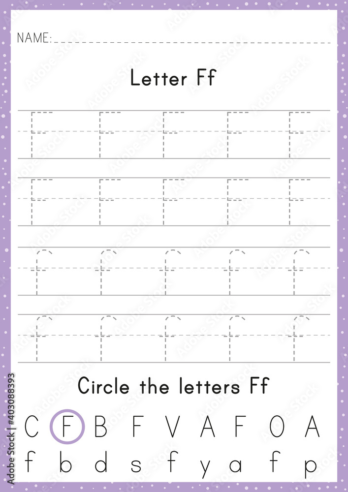 Alphabet Tracing Worksheet. Alphabet activity for pre schoolers and ...