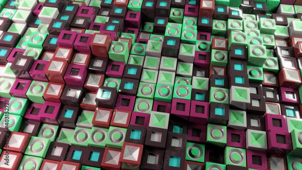 The dynamic movement of texture banding and resizing. Animation ...