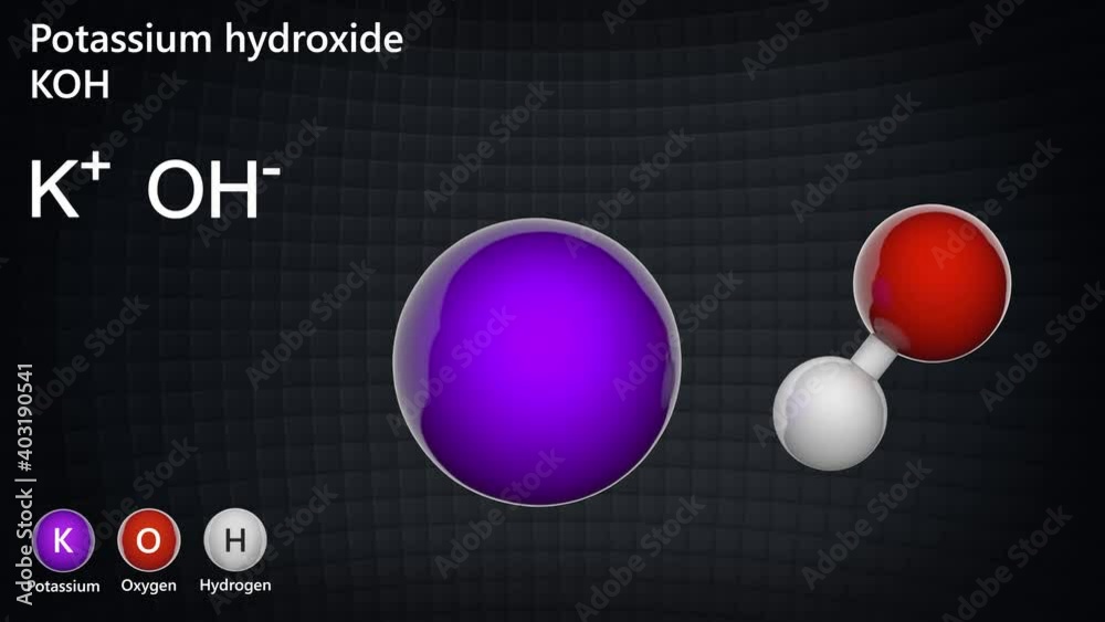 Potassium hydroxide is an inorganic compound with the formula KOH or ...