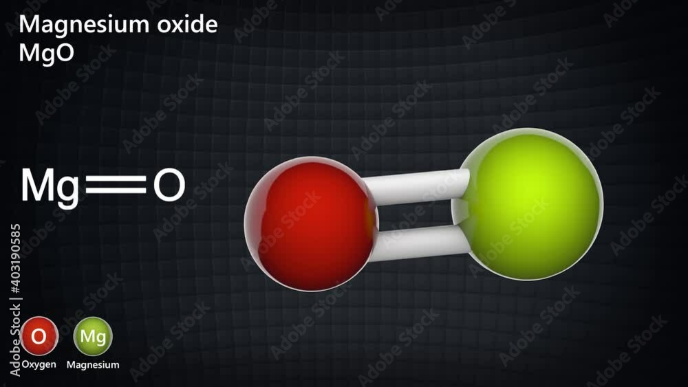 Magnesium oxide (formula: MgO). An inorganic compound that occurs in ...