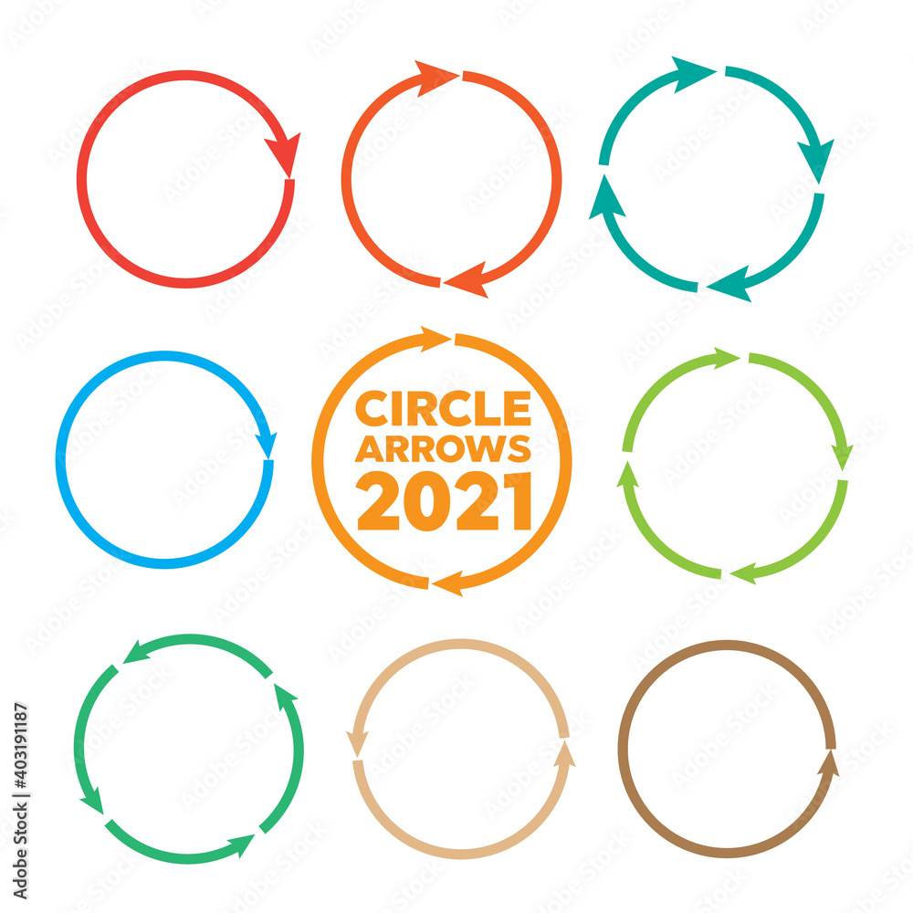 Arrow pictogram refresh. Reload and rotation loop sign. Stock Vector | Adobe Stock