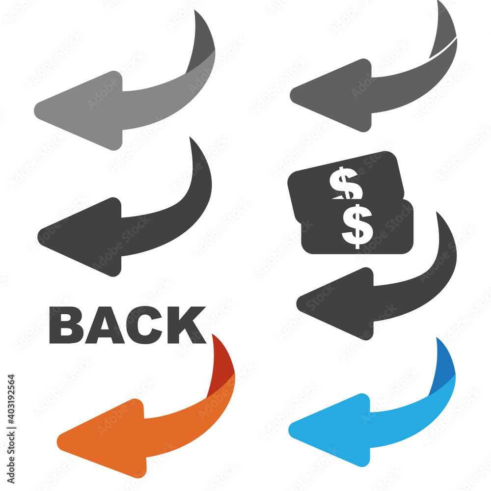 reverse icon vector. Flip over or turn arrow. Reverse sign Stock Vector ...