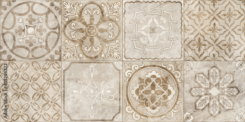 Ceramic Wall tiles Design for floor tiles and wall tiles. Seamless ...