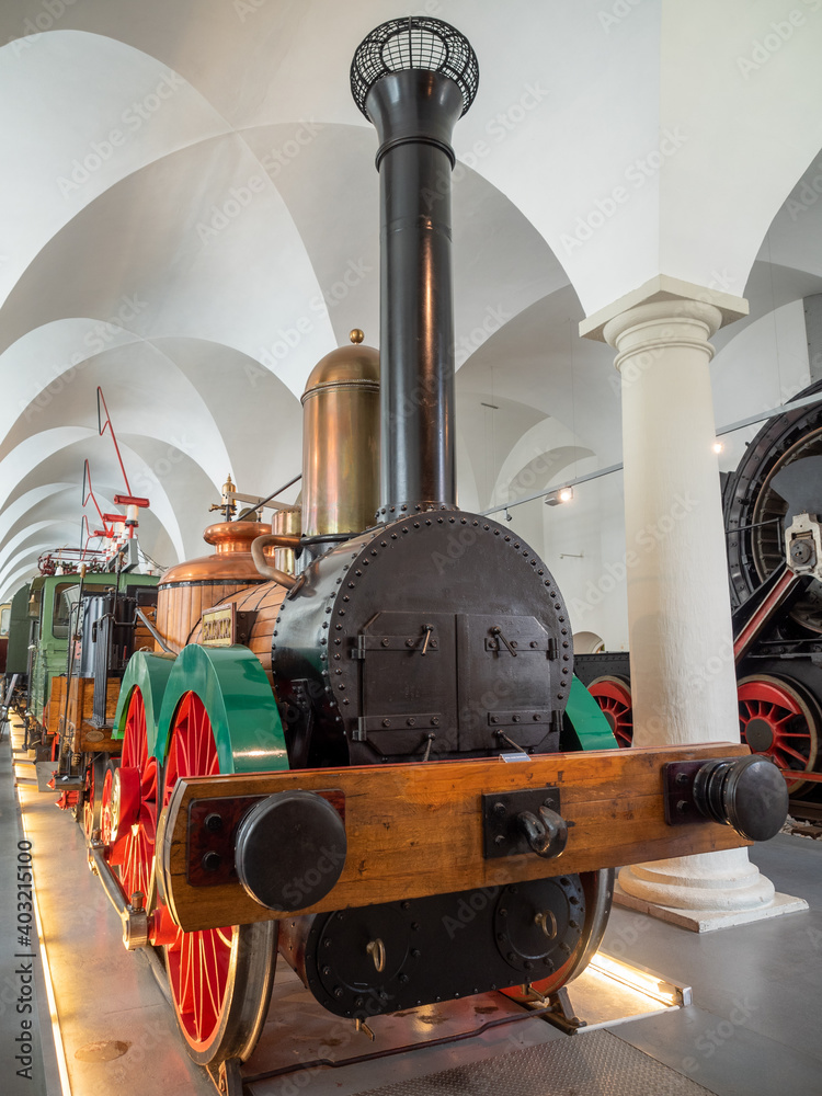 Dresden, Germany - 16th Aug 2019: Steam Engine Train in Dresden ...